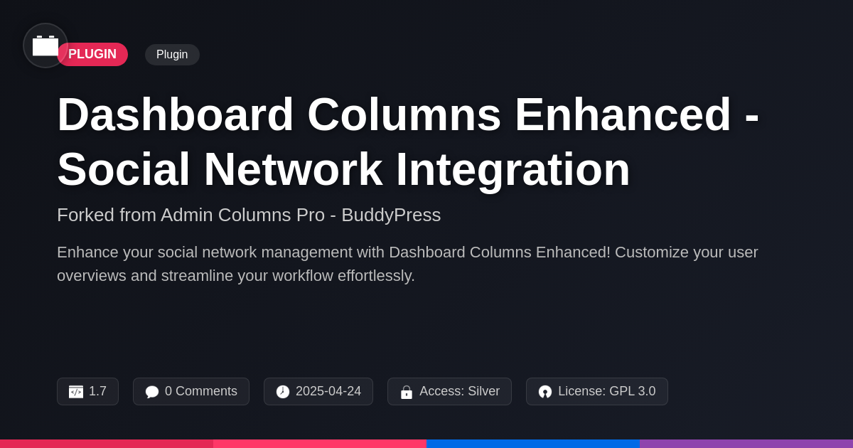 Dashboard Columns Enhanced - Social Network Integration - Product Help - Festinger Vault Community